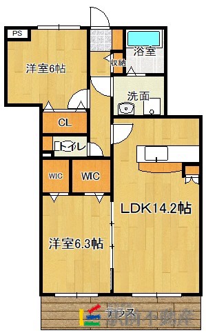 空室あり｜福岡県福岡市西区富士見の賃貸マンション・2LDK・1階・63.6㎡・7.8万円の賃貸物件