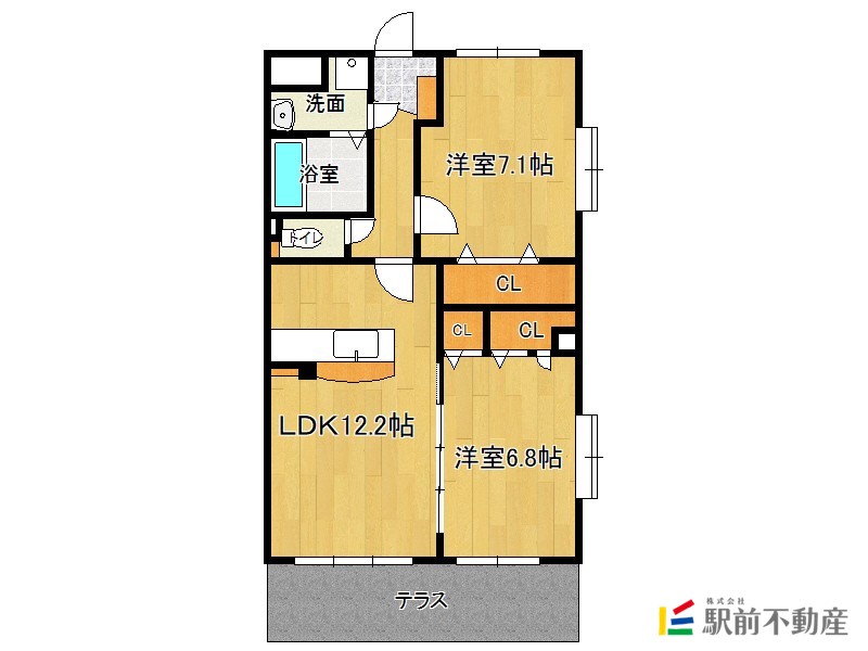 空室あり｜福岡県福岡市早良区飯倉の賃貸マンション・2LDK・1階・60.6㎡・8.1万円の賃貸物件